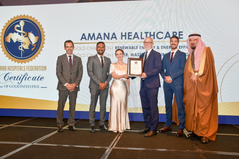 Amana Healthcare wins two sustainability awards from the Arab Hospitals Federation’s Arab ...